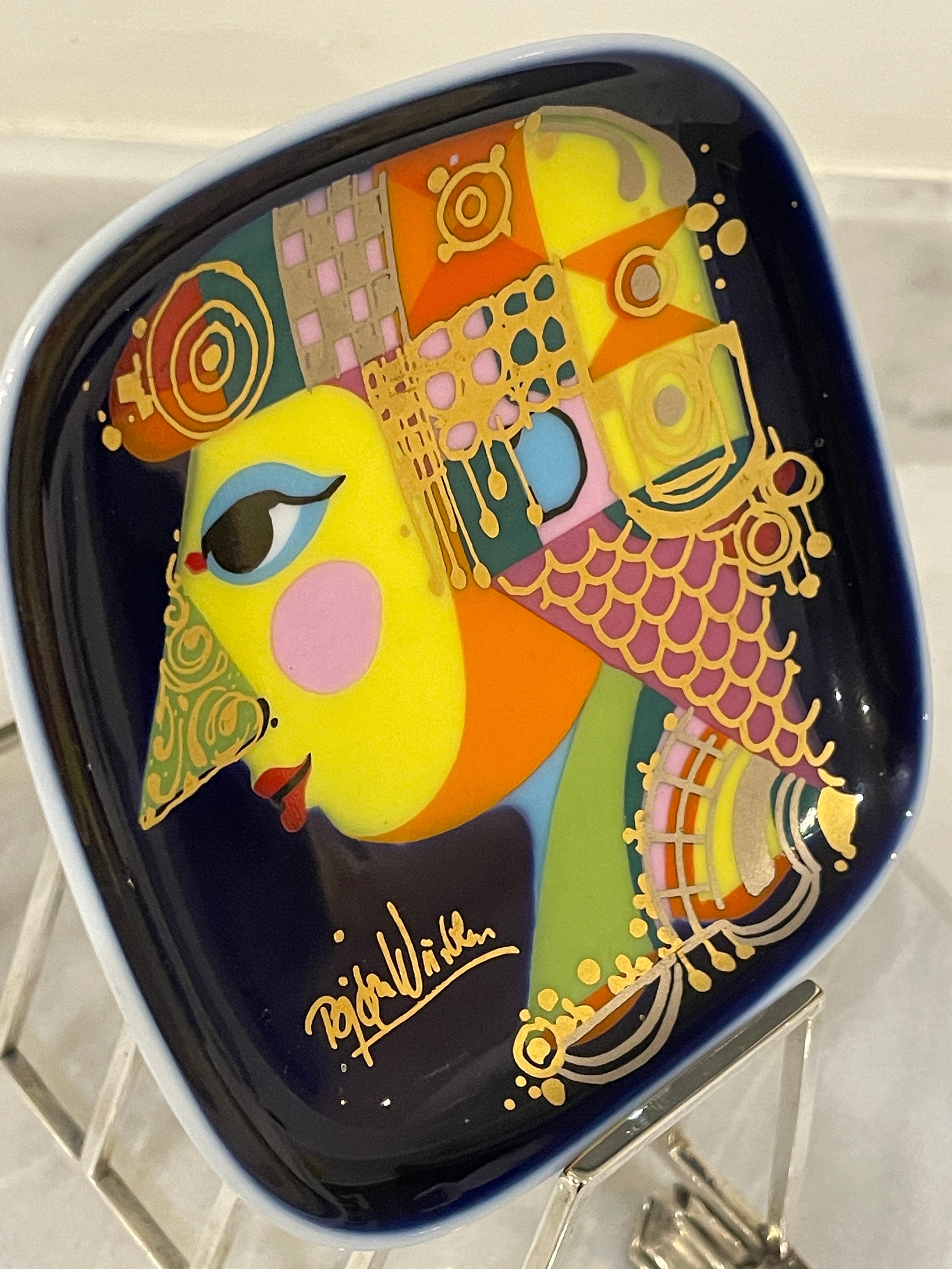 KA431 Rounded Square Bon Bon Fish Artist BJORN WIINBLAD - Etsy UK