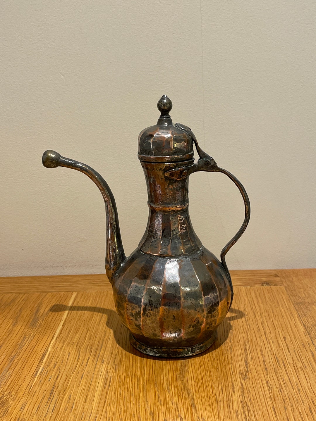 KA435 Persian or Moroccan Diminutive Ewer Pot 1900 C Faceted Body C ...