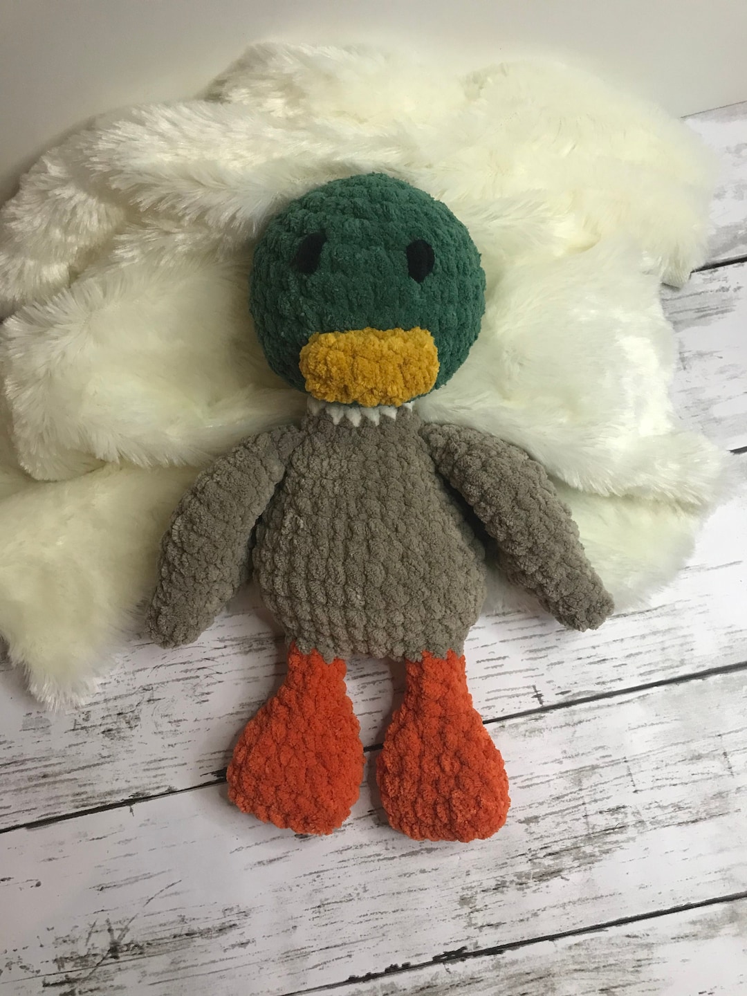 Duck to Cuddle, Crocheted Cuddly Toy - Etsy