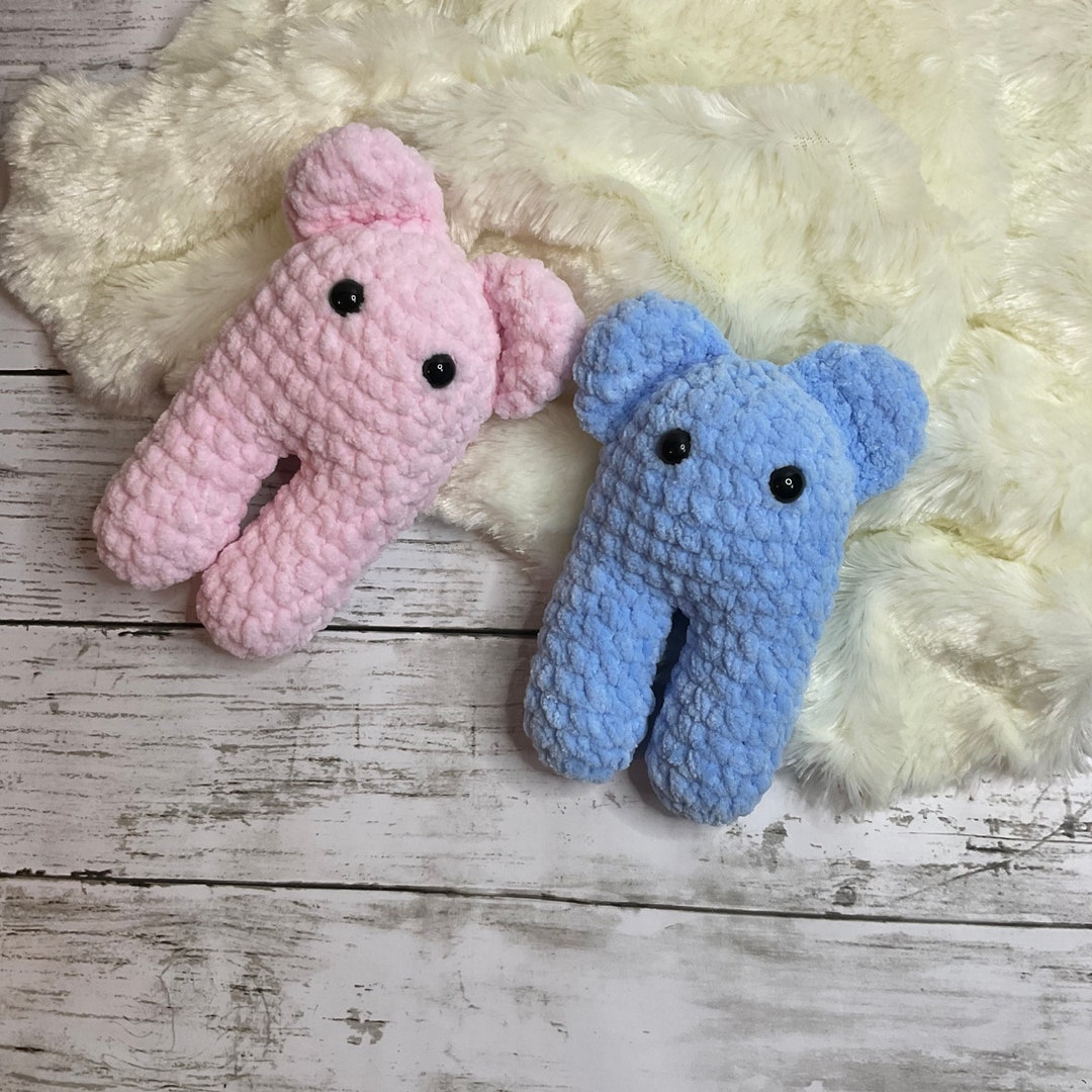 Teddy Rattle, Crocheted, Handmade - Etsy