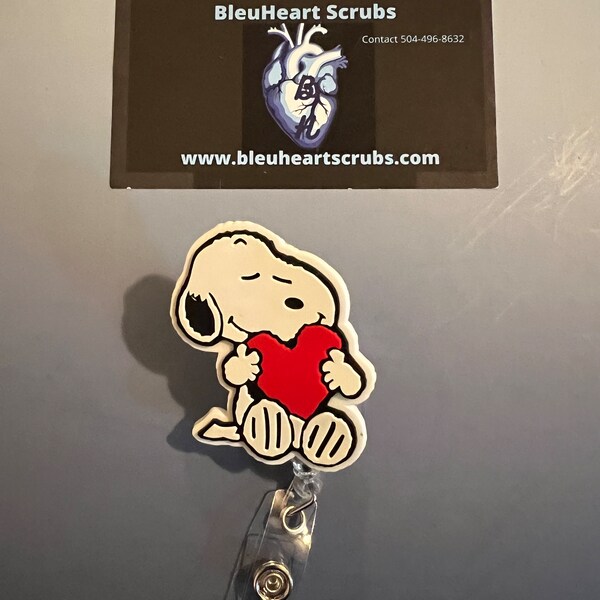 Snoopy Badge Reel - Etsy