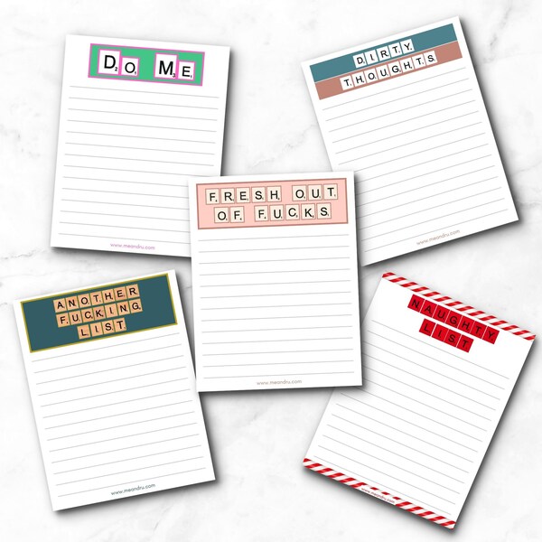 Funny Notepad - Etsy
