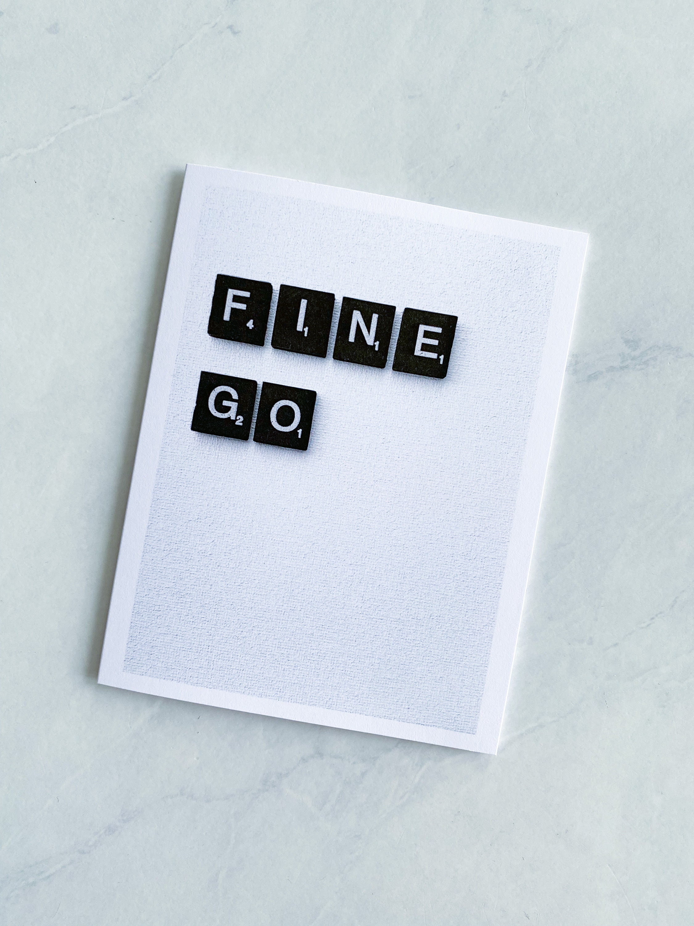 Funny Going Away Card, Farewell Card, Goodbye Card, Fine. Go. Rude ...