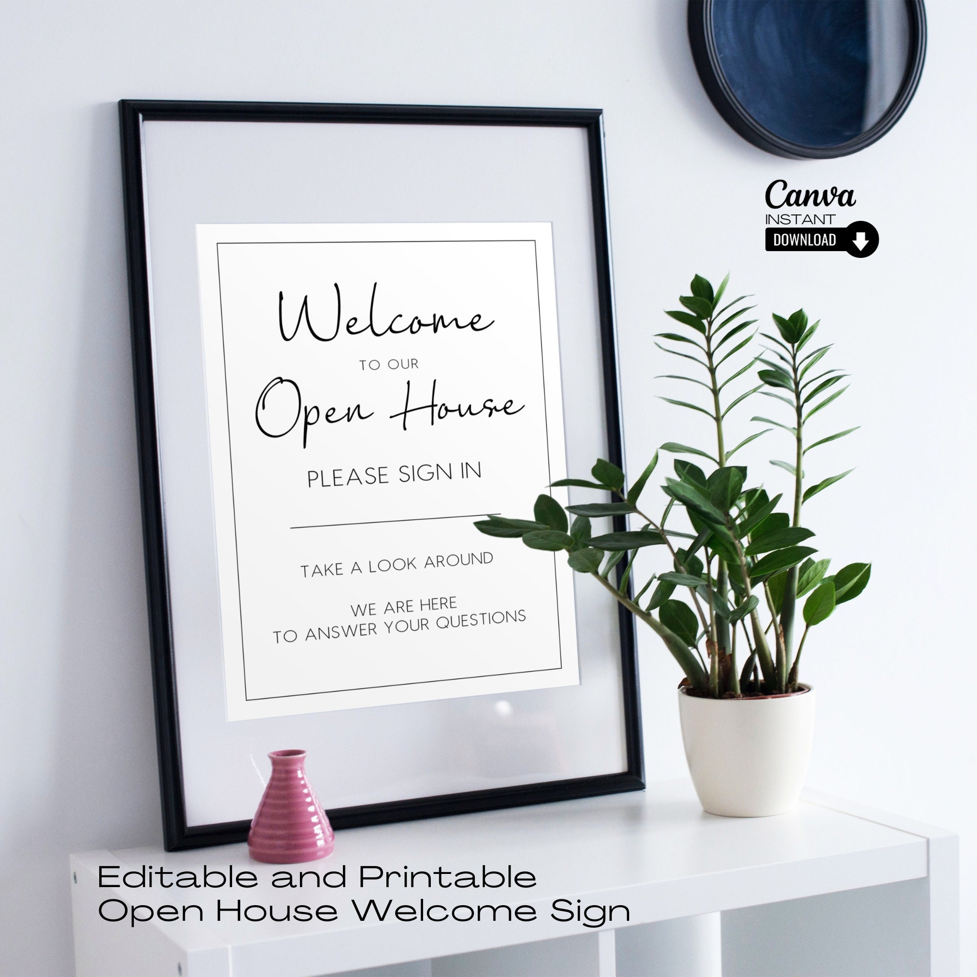 Editable Open House Sign in Sheet, Realtor Open House Form, Real Estate ...