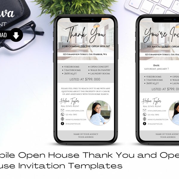 Open House Card - Etsy