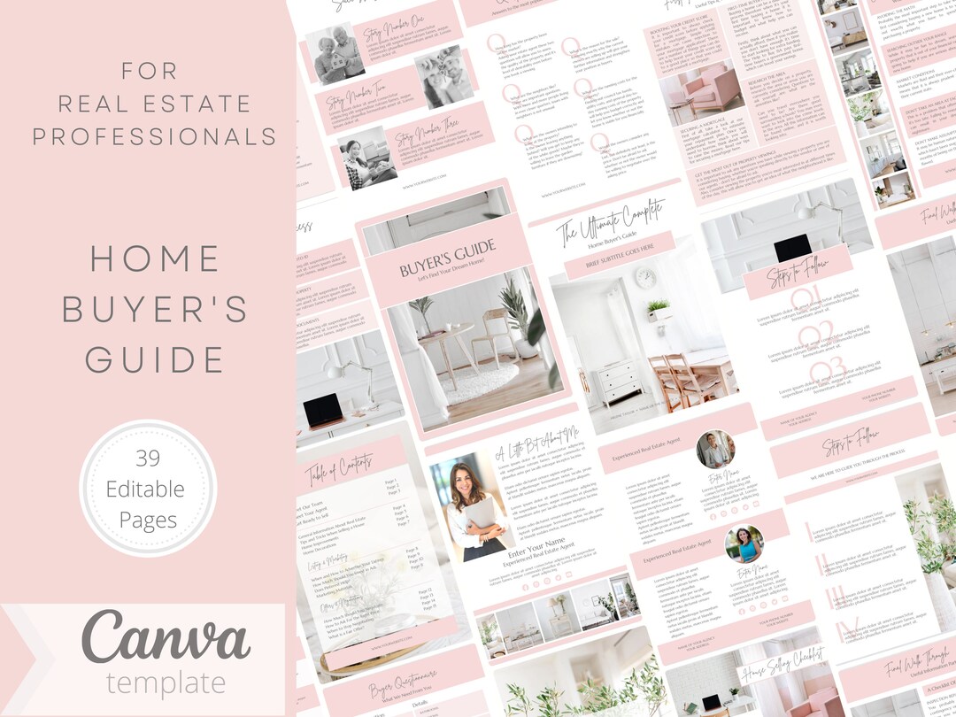Real Estate Home Buyer Guide Real Estate Marketing Realtor - Etsy