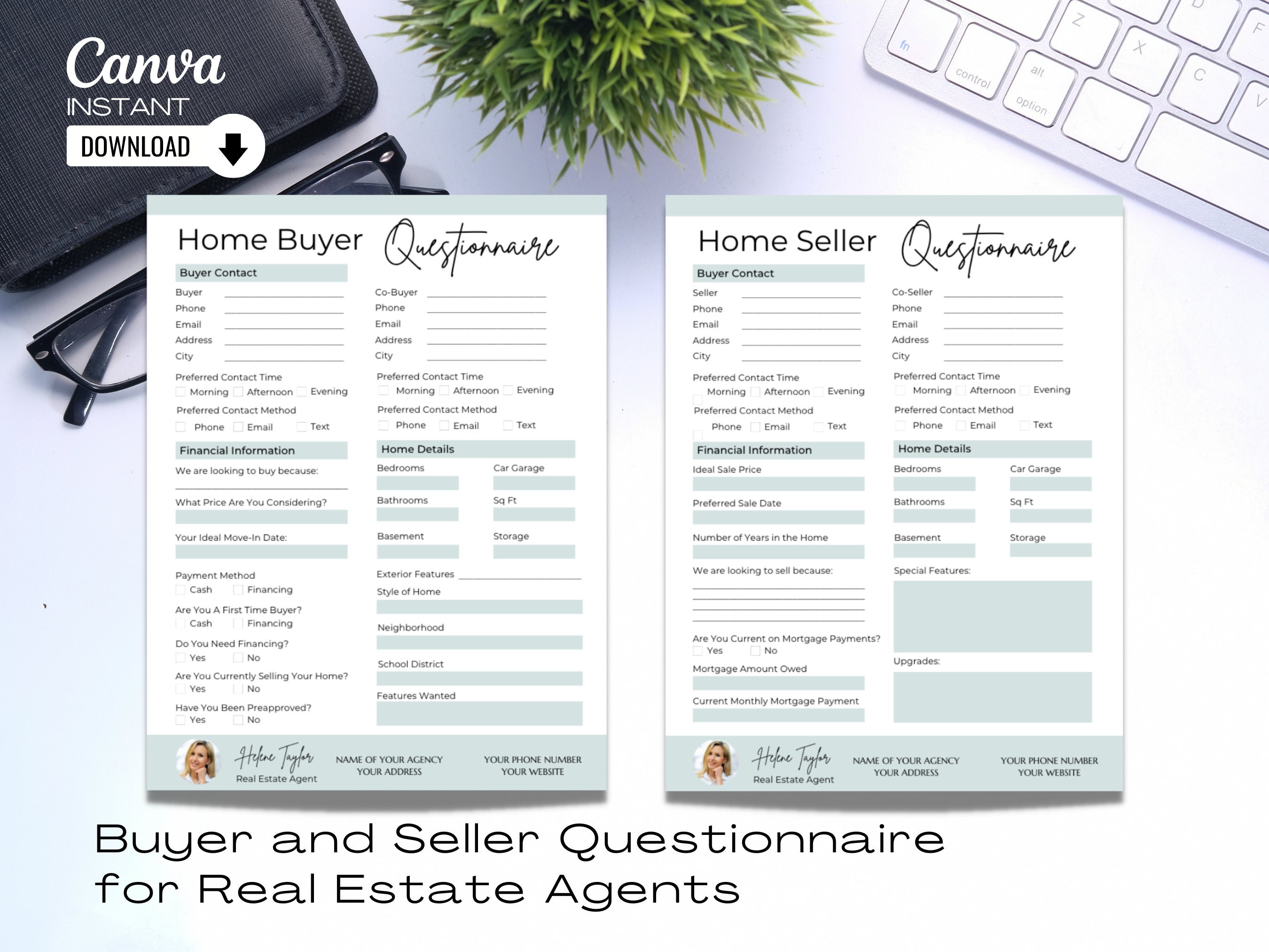Buyer Questionnaire Seller Questionnaire Real Estate - Etsy