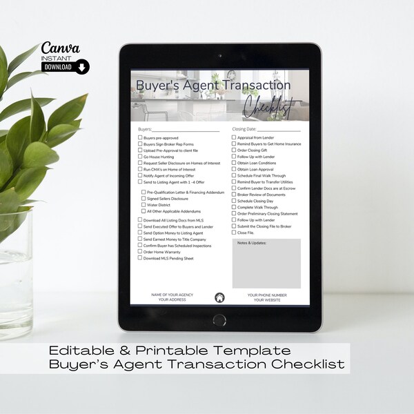 Transaction Coordinator Flyer - Etsy