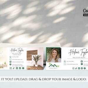 Editable Email Signature Template Bundle Canva Gmail Business - Etsy
