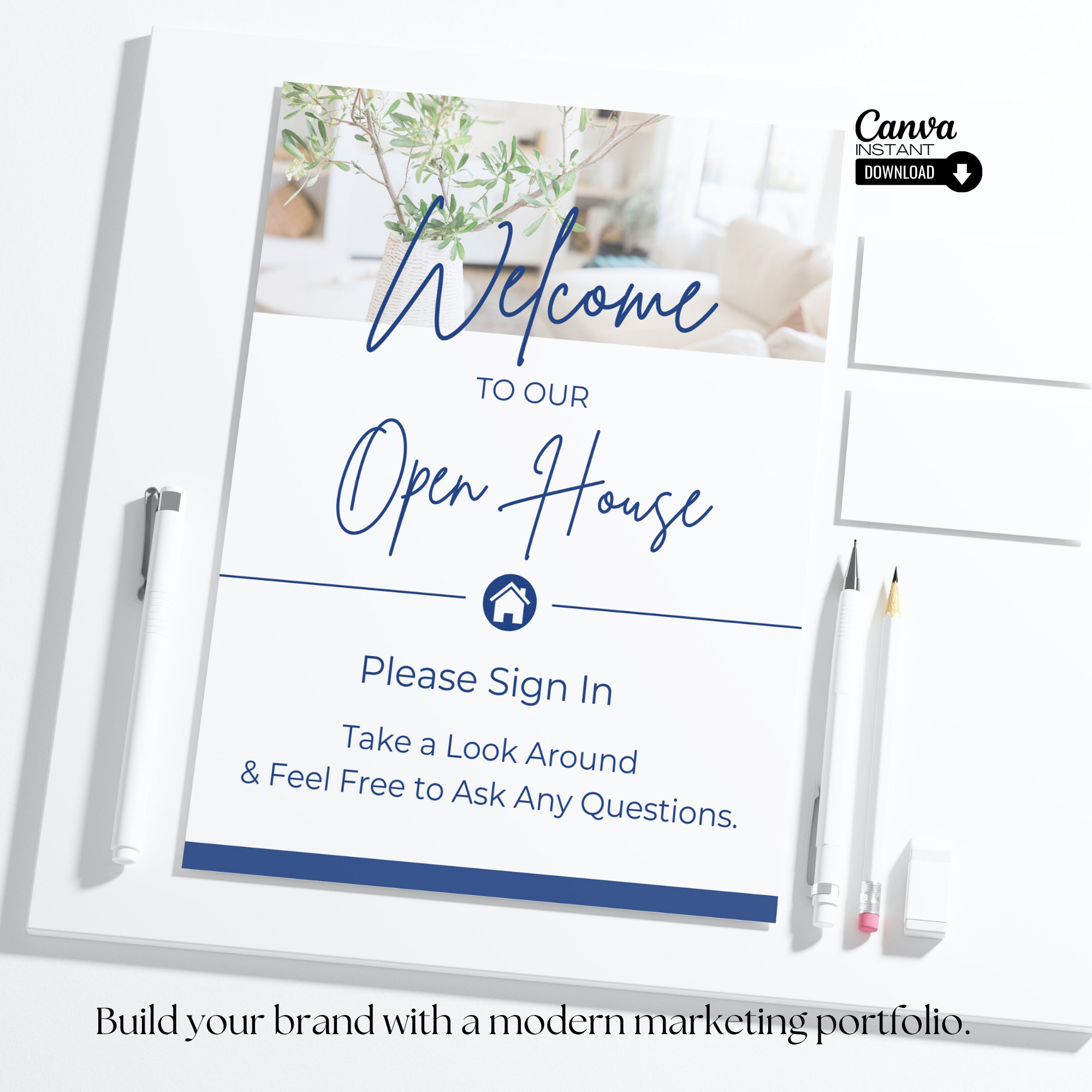 Editable Open House Sign in Sheet, Realtor Open House Form, Real Estate ...