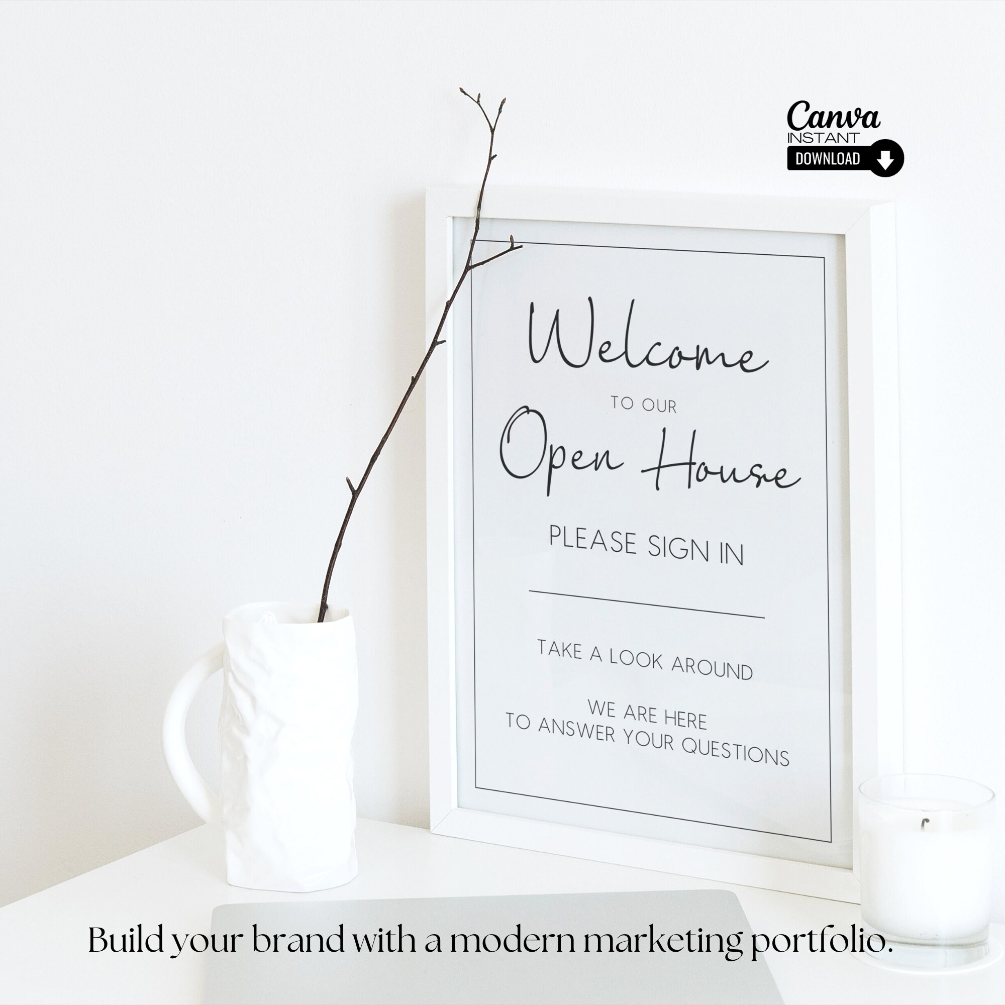 Editable Open House Sign in Sheet, Realtor Open House Form, Real Estate ...