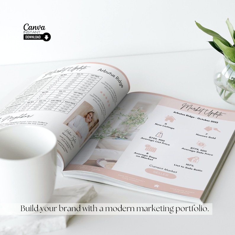 Real Estate Market Update Flyer: Realtor Marketing Template (canva ...