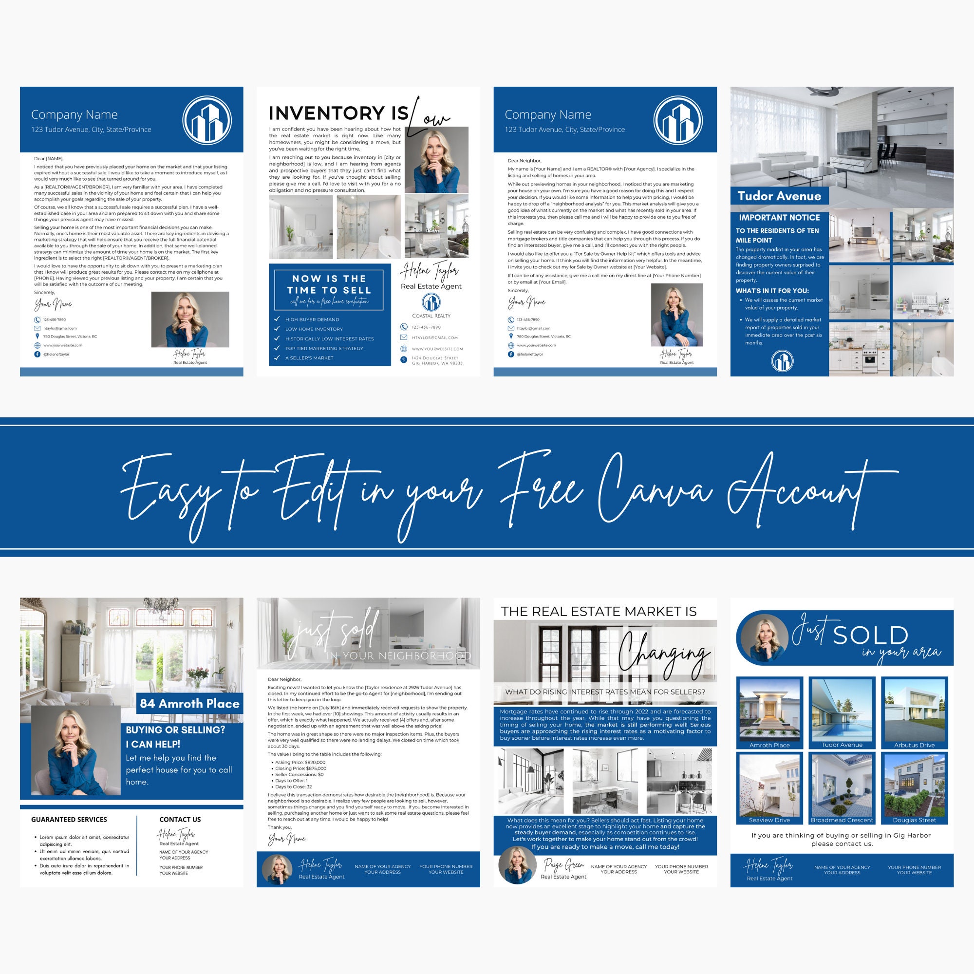 Real Estate Letter Bundle, Real Estate Farming Letter, Realtor ...