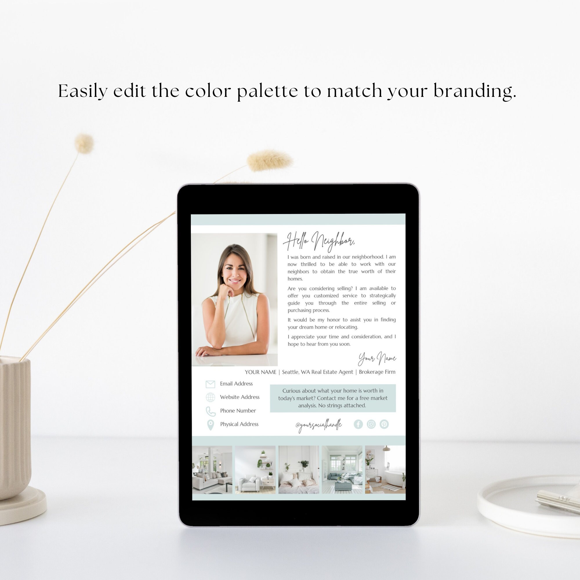 Real Estate Letter Bundle, Real Estate Farming Letter, Realtor ...