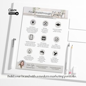 Final Walkthrough Guide, Closing Guide, Real Estate Marketing ...