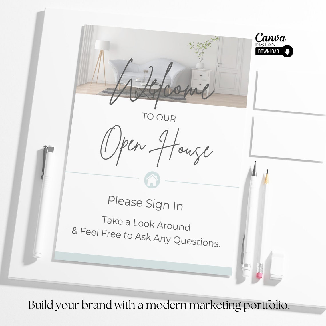 Editable Open House Sign in Sheet, Realtor Open House Form, Real Estate ...