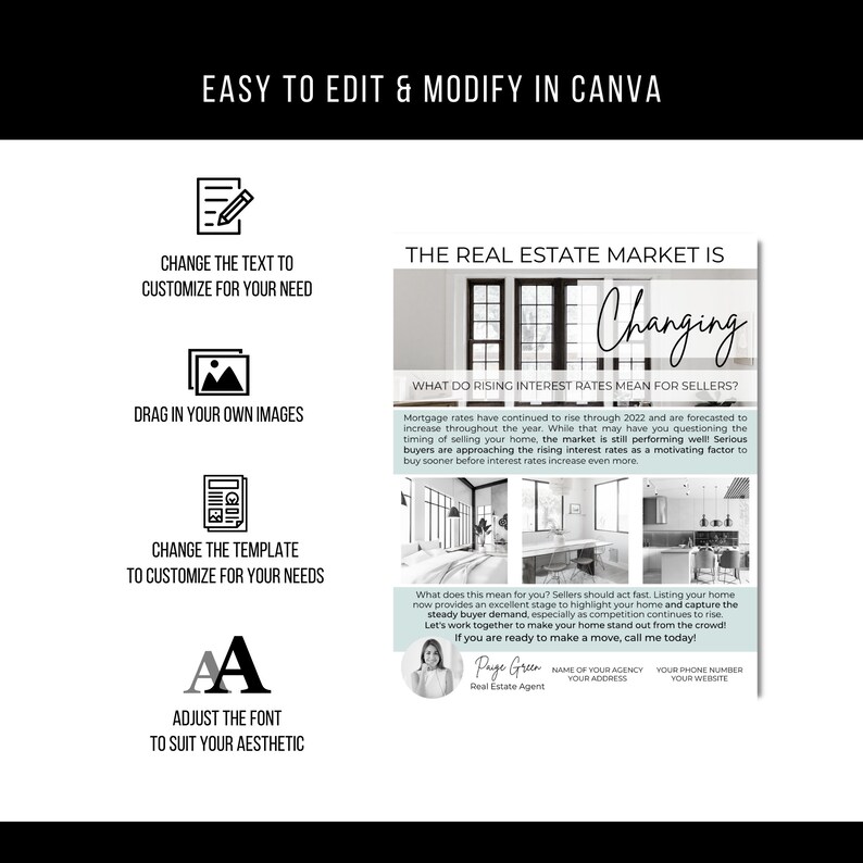 Real Estate Letter Bundle, Real Estate Farming Letter, Realtor ...