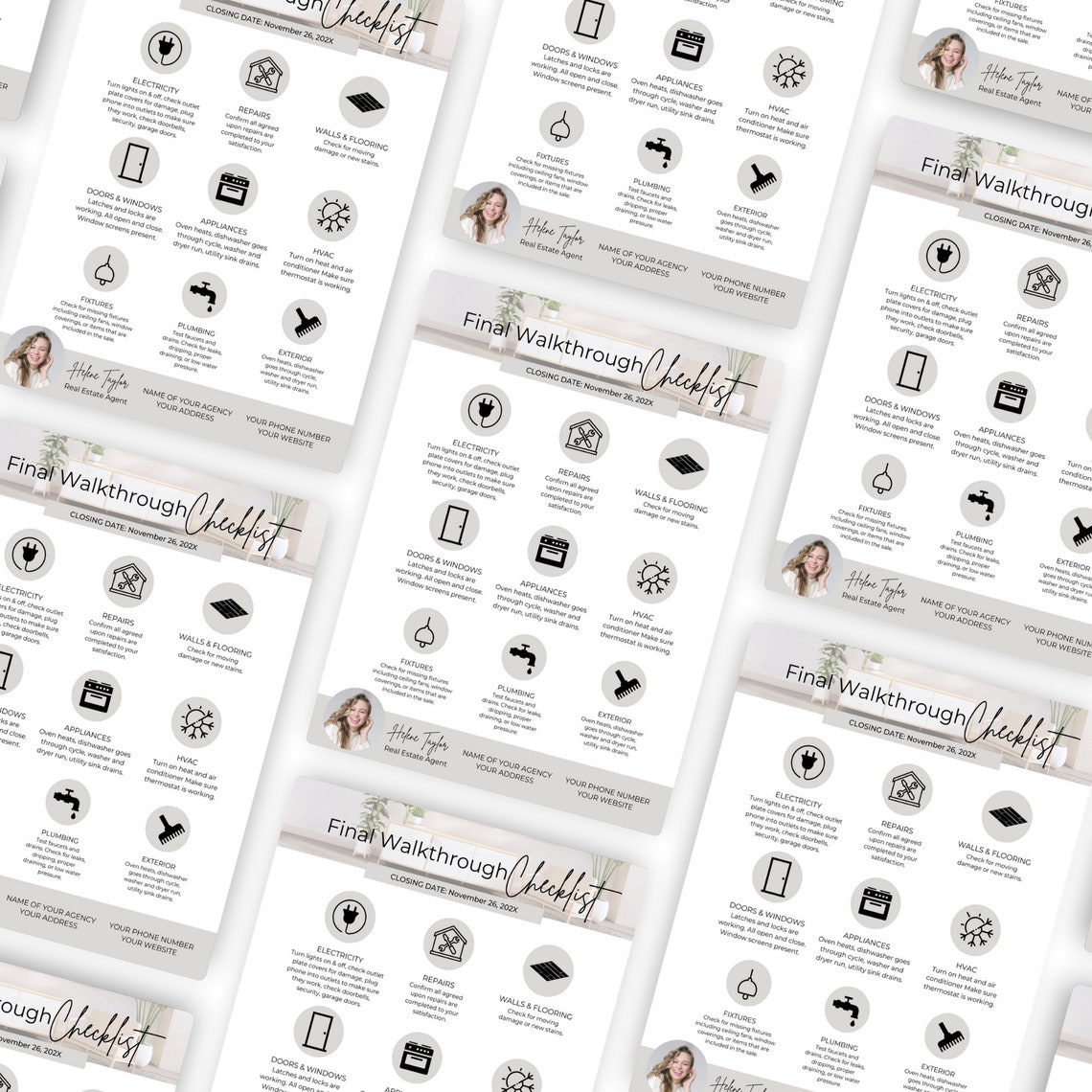 Final Walkthrough Guide Closing Guide Real Estate Marketing - Etsy