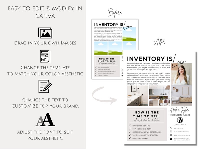Real Estate Low Inventory Flyer Low Inventory Neighbor - Etsy