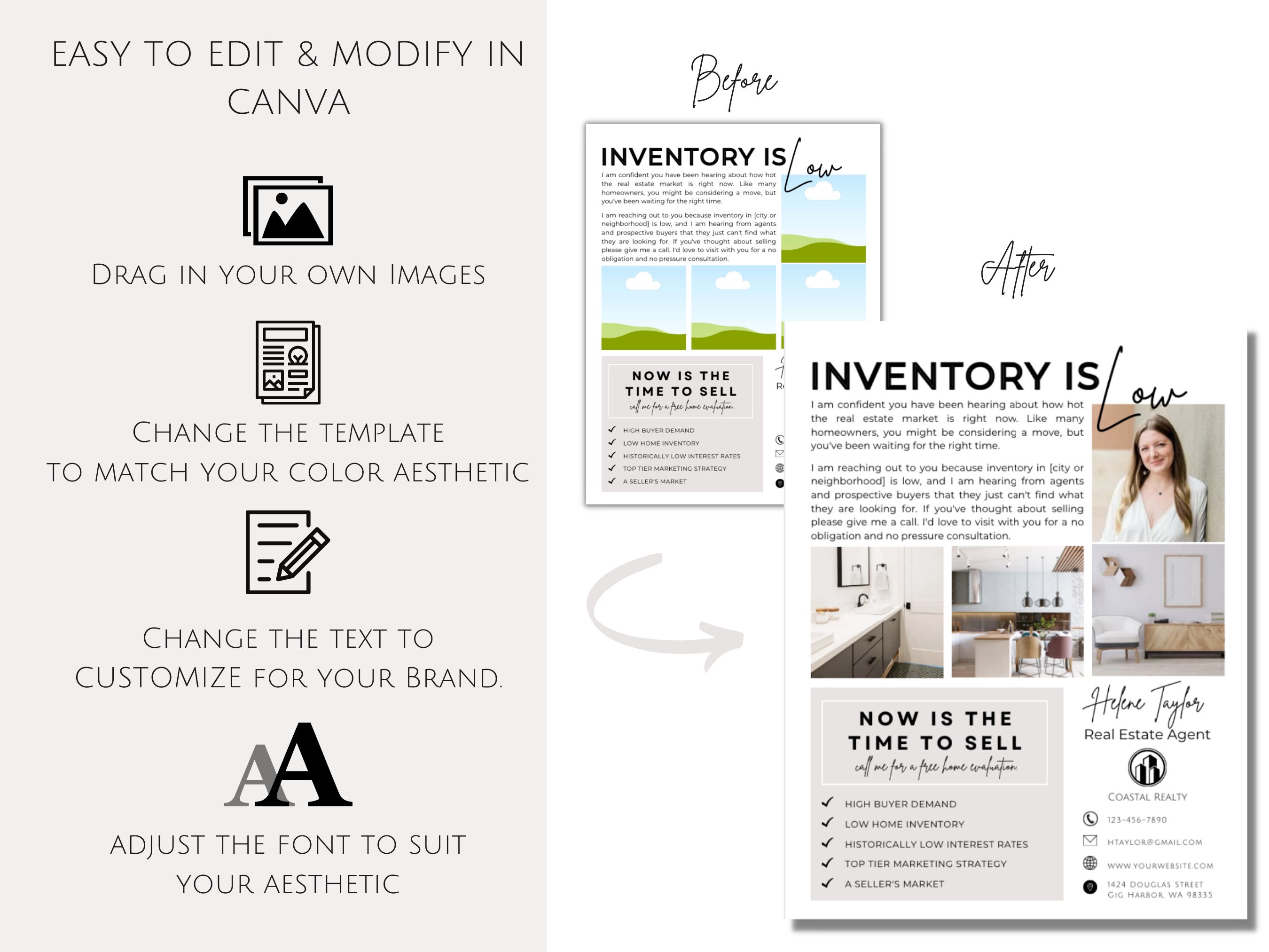 Real Estate Low Inventory Flyer Low Inventory Neighbor - Etsy