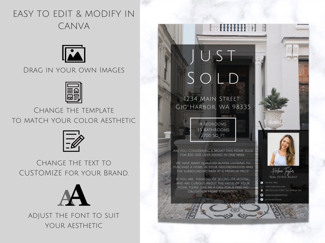 Real Estate Neighborhood Farming Letter Sold in Your - Etsy