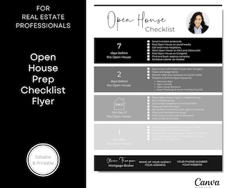 Open House Checklist - Etsy