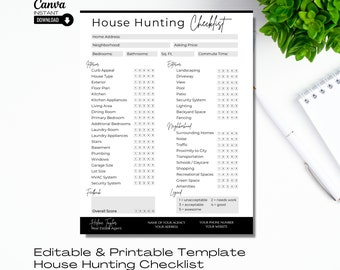 House Hunting Checklist, Real Estate Marketing, Real Estate Buyer ...