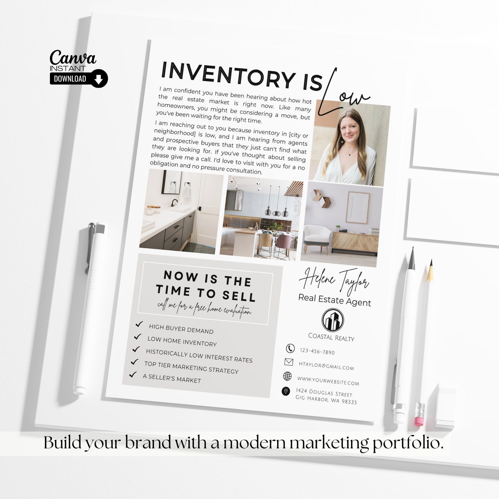 Real Estate Low Inventory Flyer, Low Inventory Neighbor Letter, Real ...