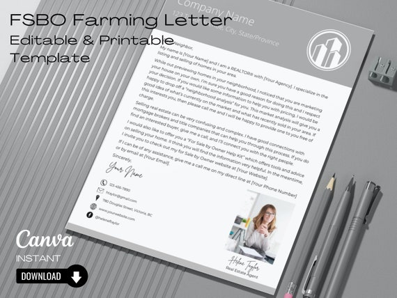 FSBO Prospecting Flyer for Sale by Owner Letter Real Estate - Etsy