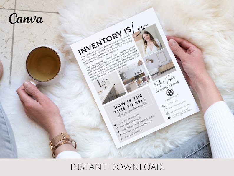 Real Estate Low Inventory Flyer Low Inventory Neighbor - Etsy