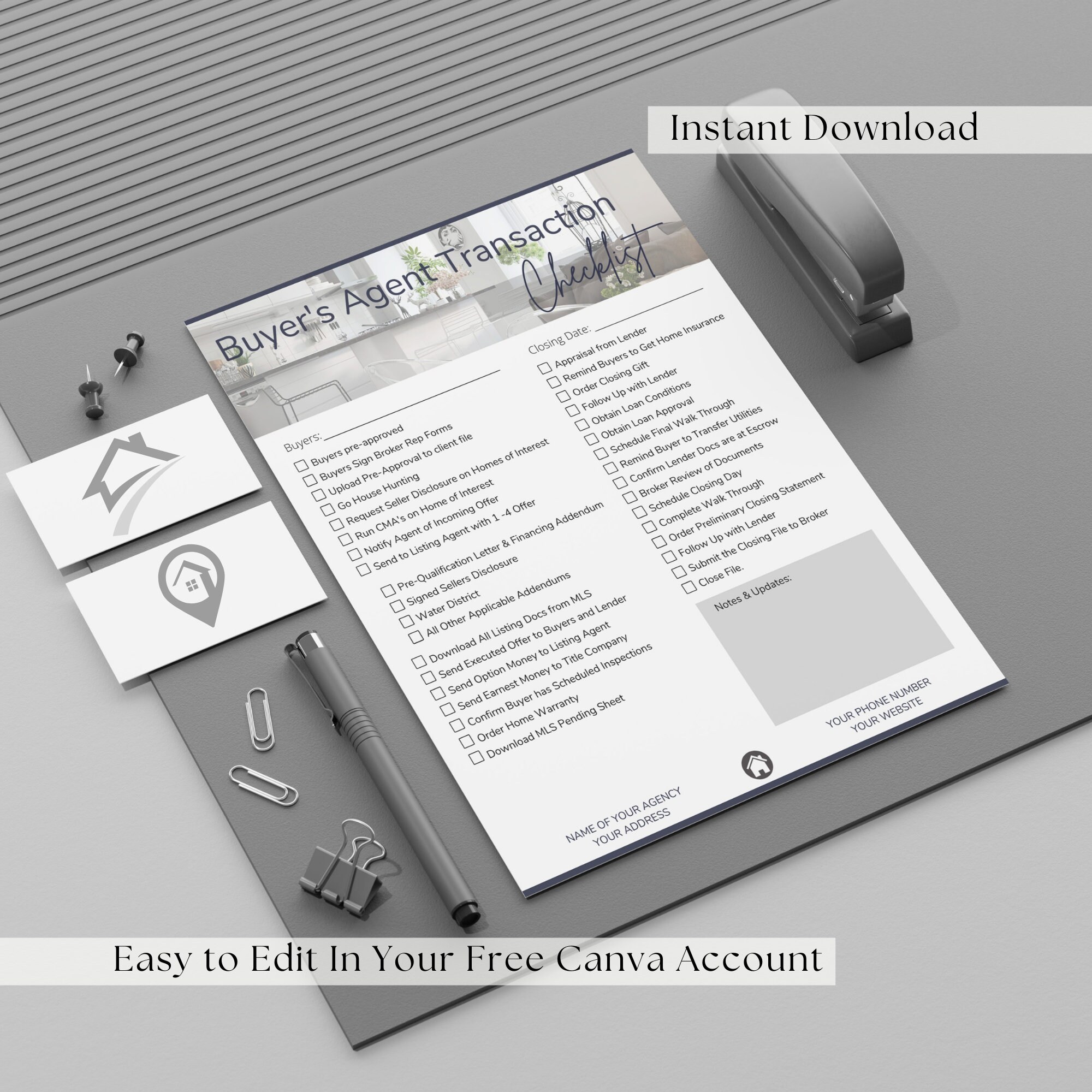 Transaction Coordinator Checklist, Real Estate Marketing, Real Estate ...