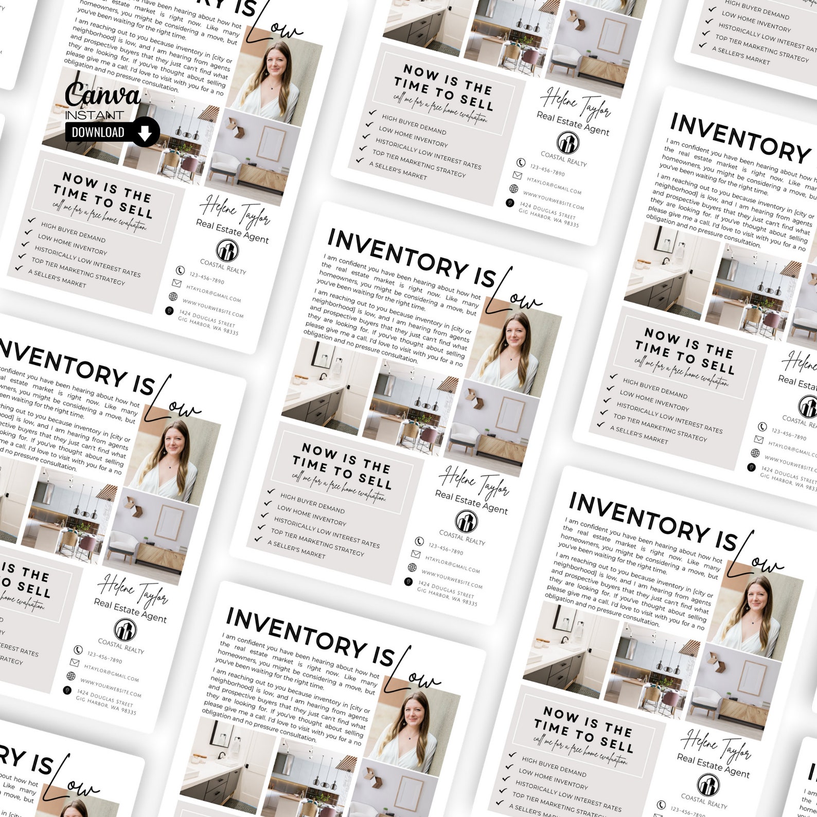 Real Estate Low Inventory Flyer, Low Inventory Neighbor Letter, Real ...