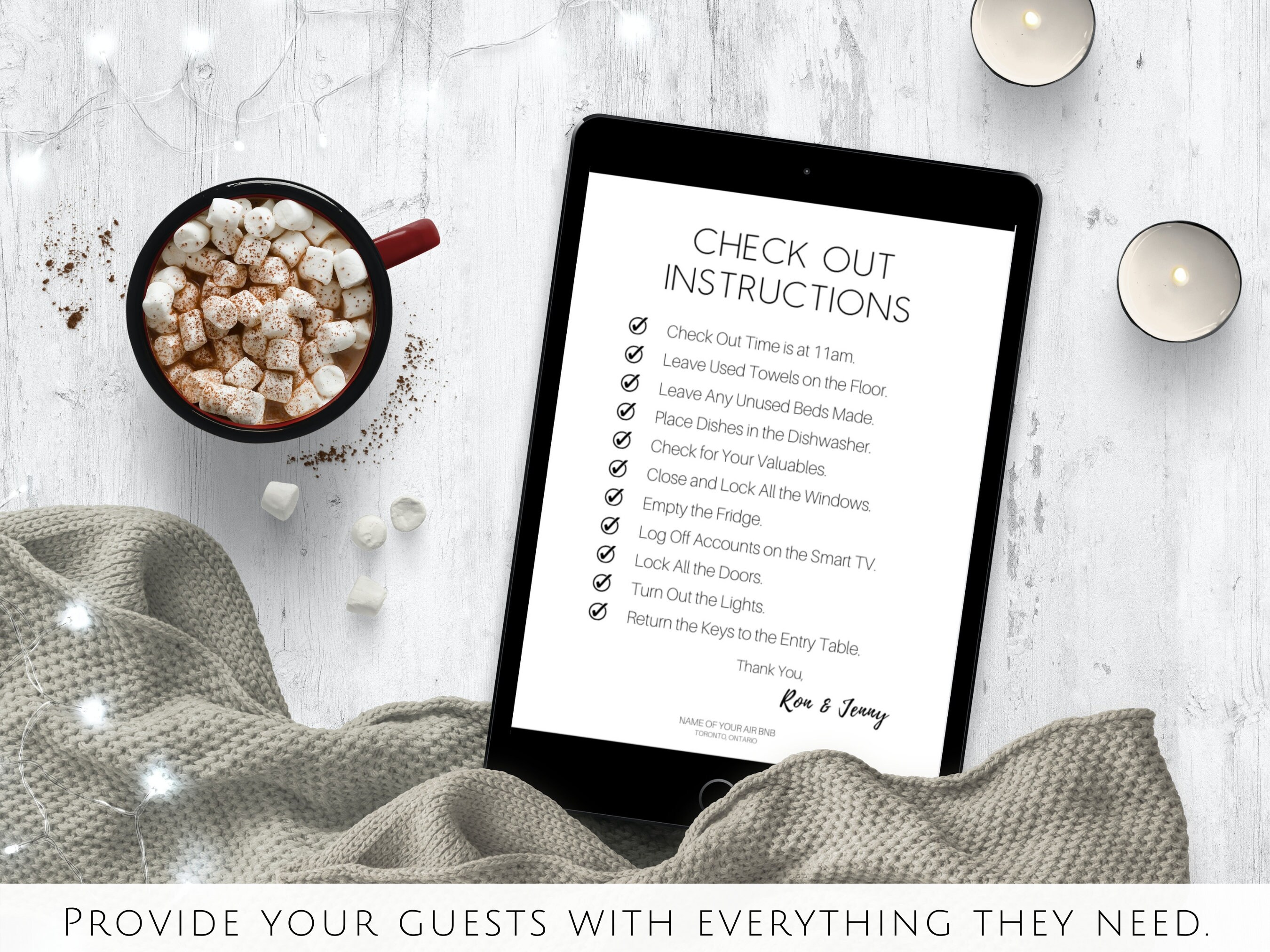 Airbnb Check Out Sign Template Editable Airbnb Sign Airbnb - Etsy