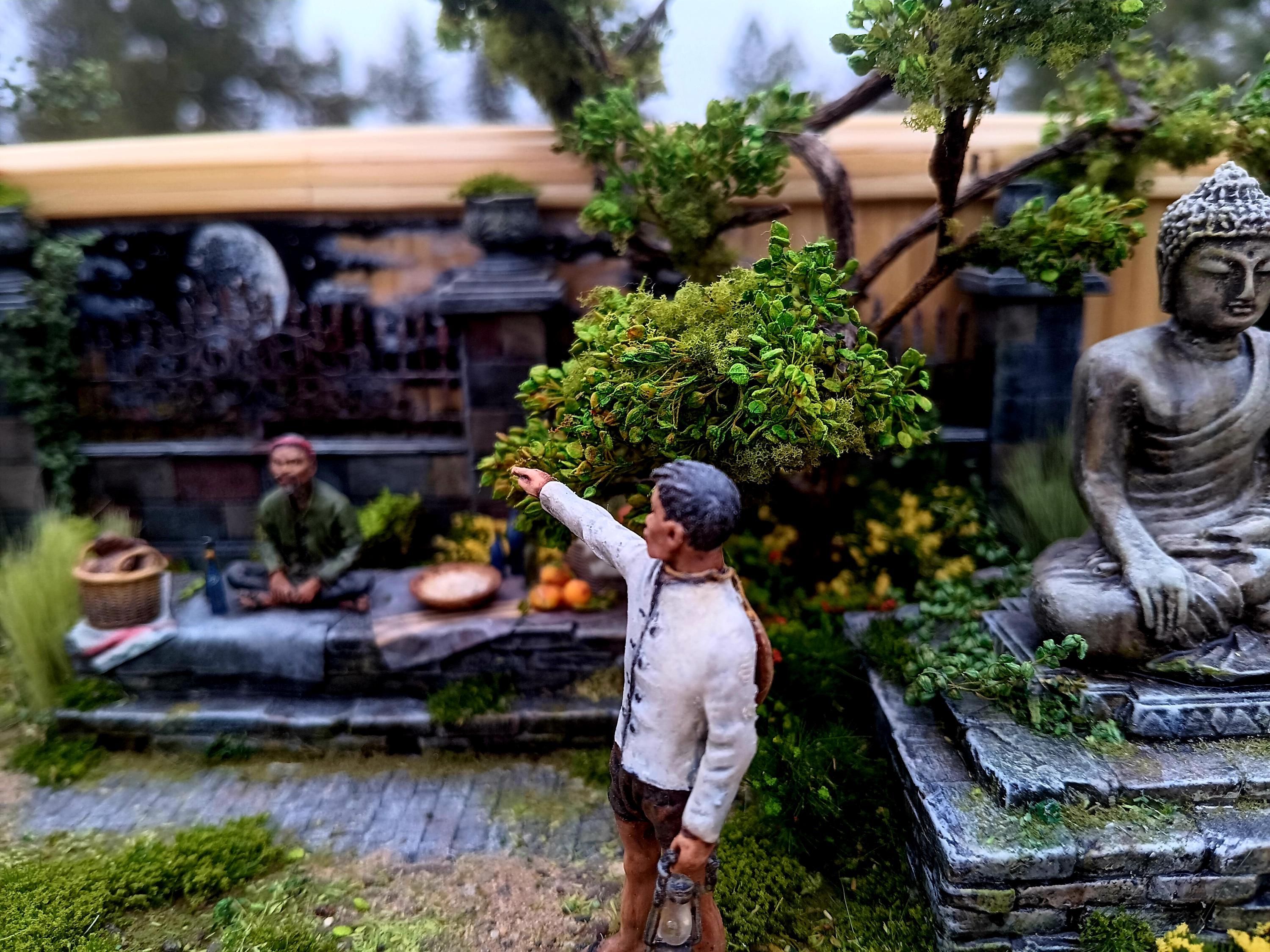 Zen Inspired, Homemade Diorama in 1/35 Scale. Features a Beautiful Park ...