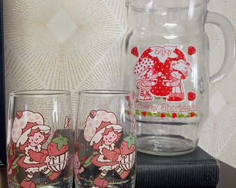 Strawberry Shortcake Pitcher - Etsy