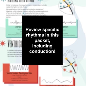Basic Rhythm Review - A Nursing Study Guide - Etsy