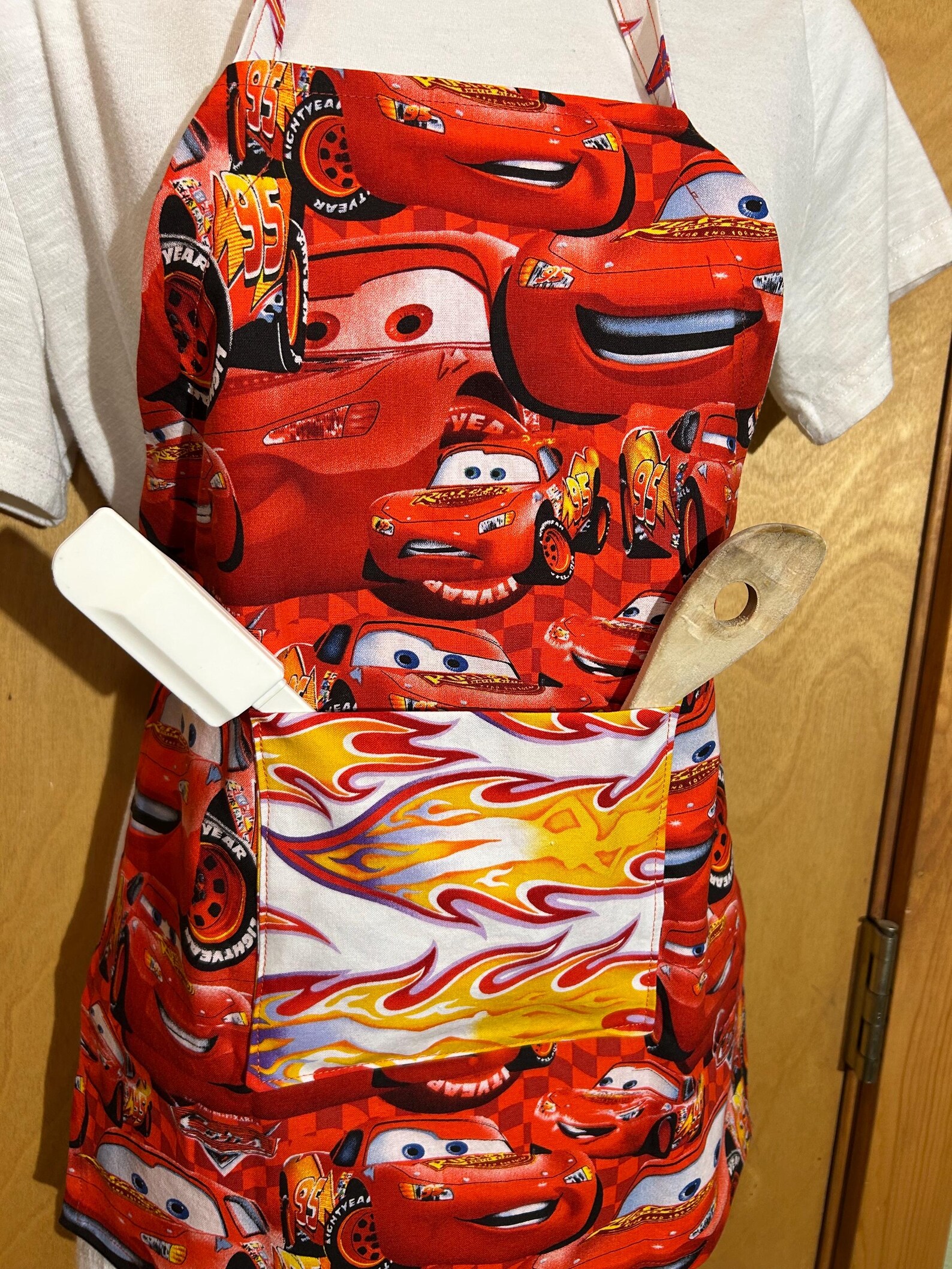 Car Themed Child’s Apron | Personalized Child’s Adjustable Apron ...