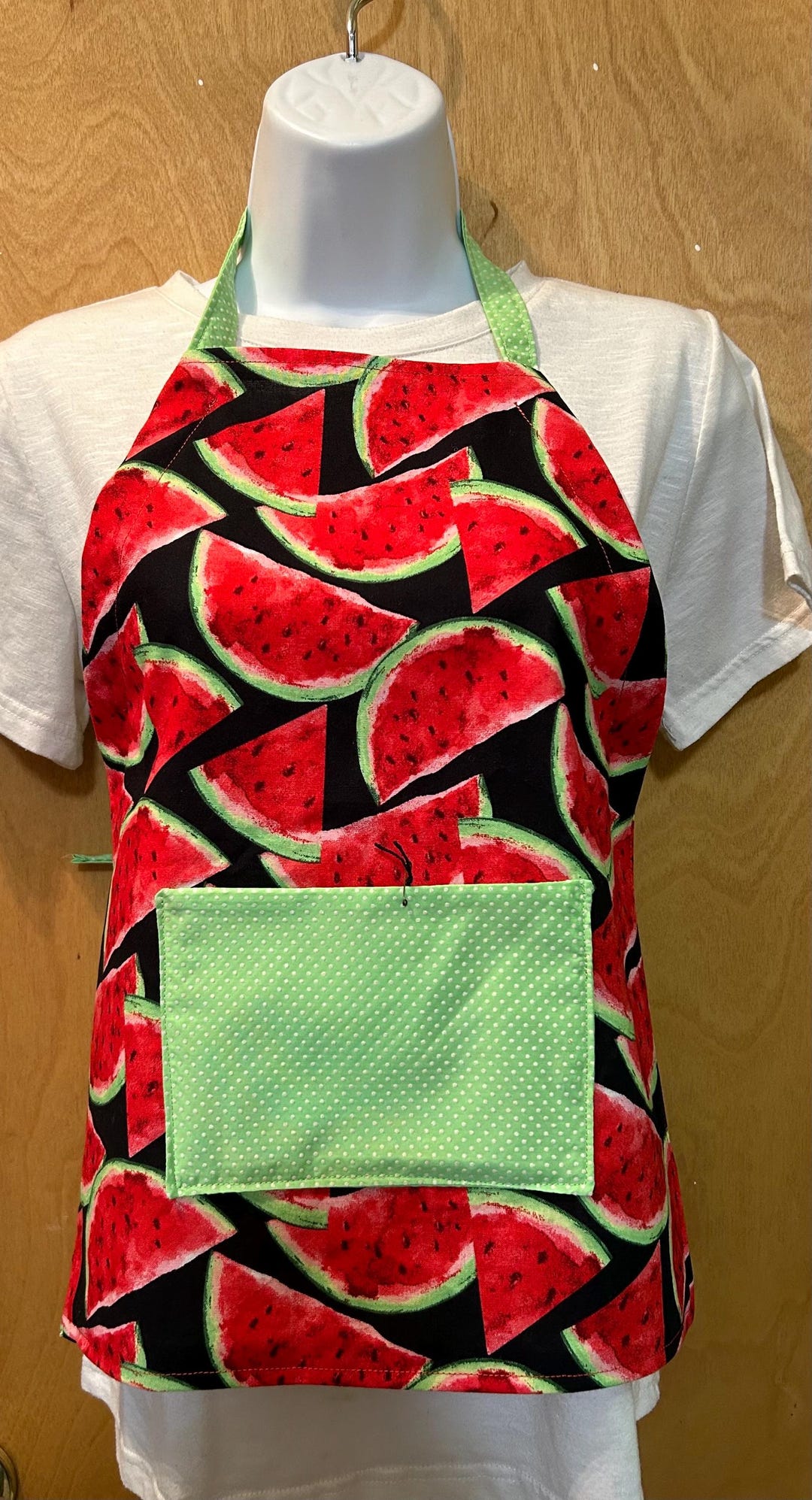 Watermelon Themed Childs Apron Personalized Childs Adjustable Apron ...