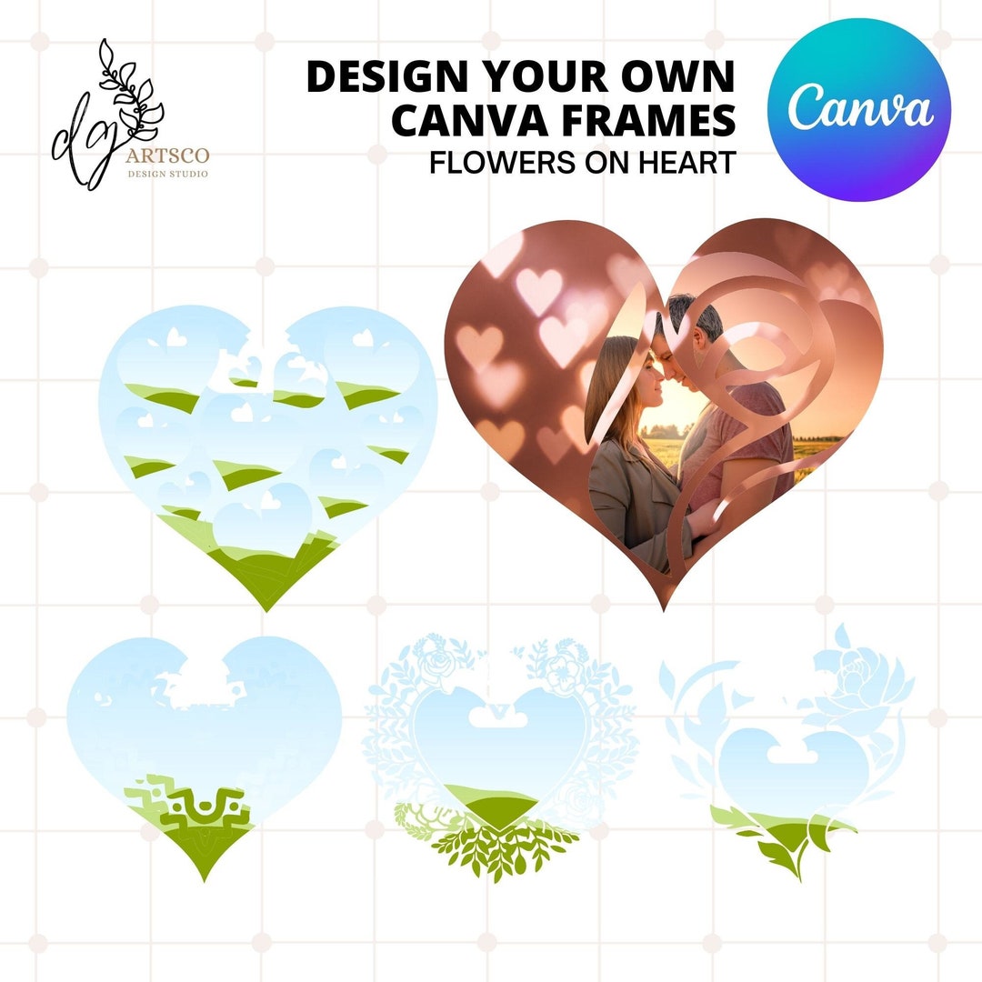Customize Your Own Canva Frames Photo Collage, Custom Frames Editable ...