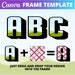 Fill Your Own Doodle Letters, Canva Frames Alphabet, Drag and Drop ...