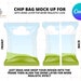 Canva Frames Chip Bag Mockup With Chip Bag Design Template, Canva Frame ...