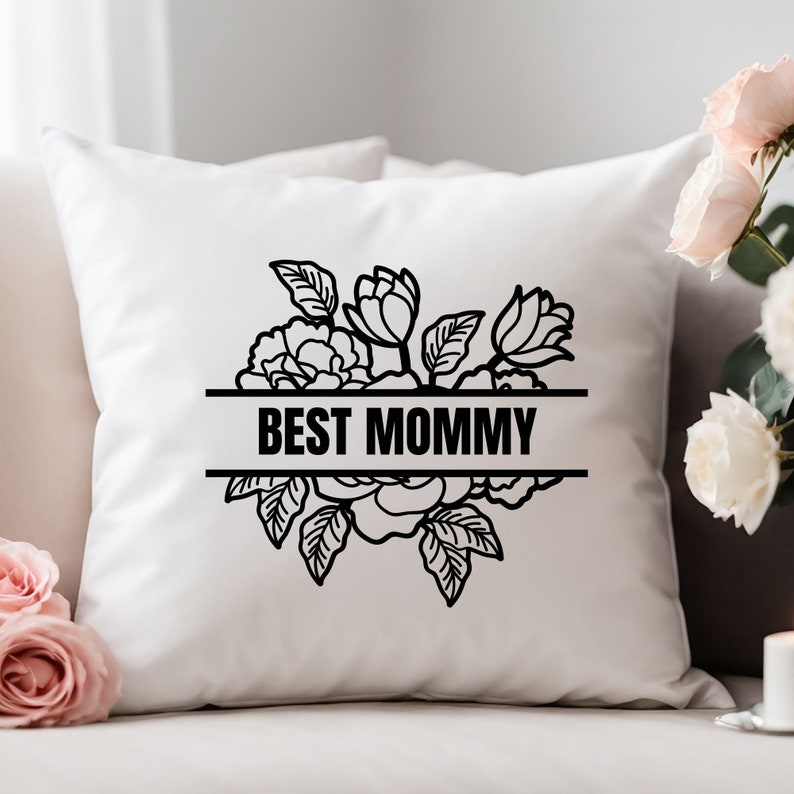 Split Floral Frame SVG, Floral Border SVG, Split Flower Monogram Svg ...