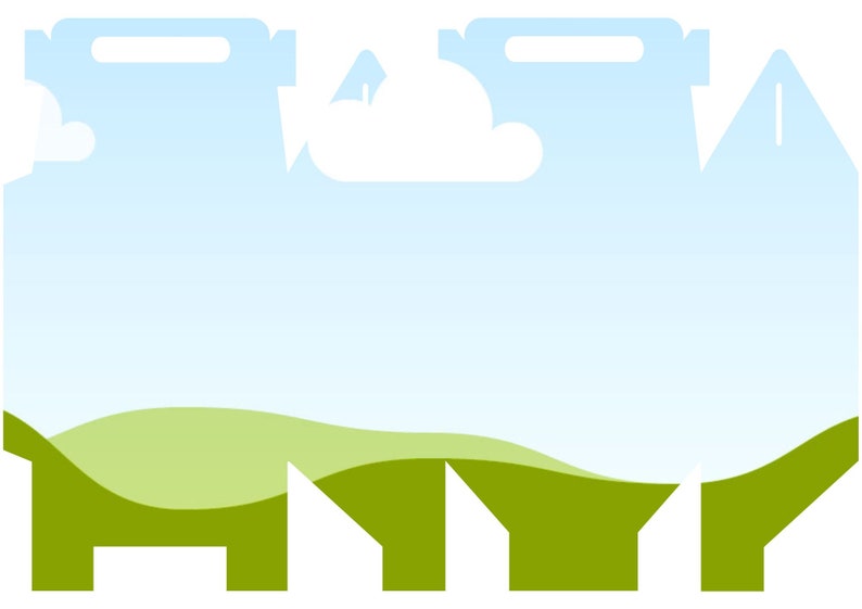 Gable Box Template, Party Favor Templates, Drag and Drop Canva Editable ...