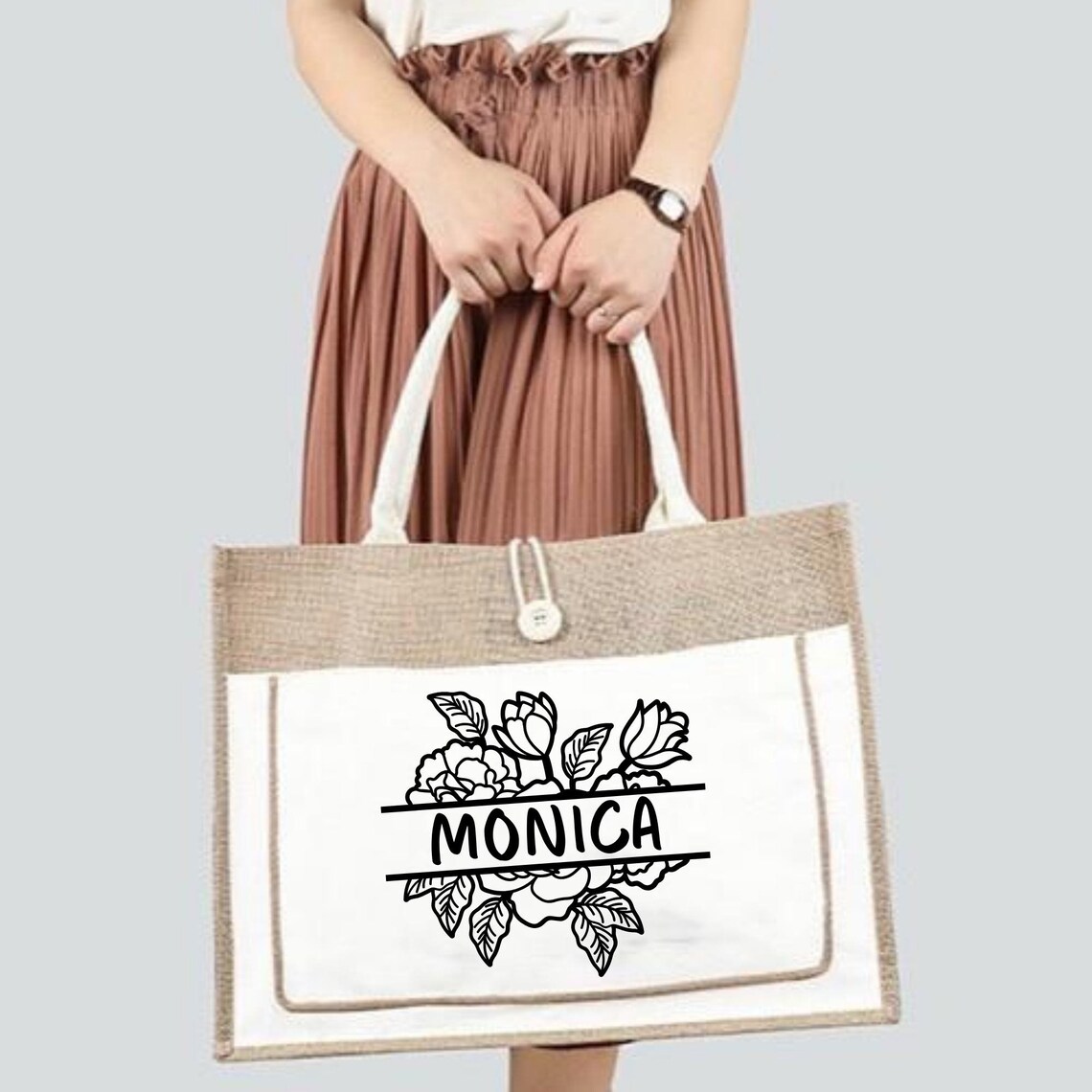 Split Floral Frame SVG, Floral Border SVG, Split Flower Monogram Svg ...