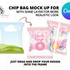 Canva Editable Chip Bag Mockup, Chip Bag Mockup for Canva, Party Favor ...