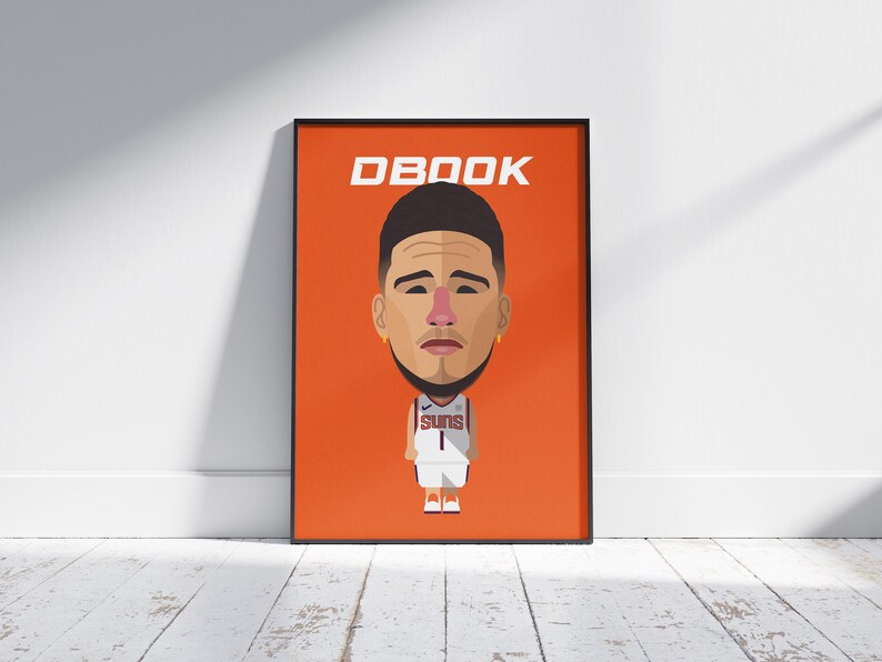 Devin Booker Digital Download Poster Suns Basketball - Etsy