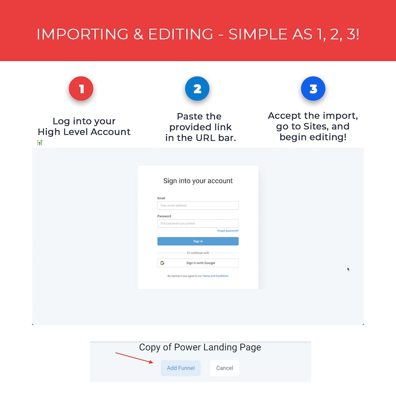 High Level Landing Page Template | Gohighlevel Landing Page Template ...