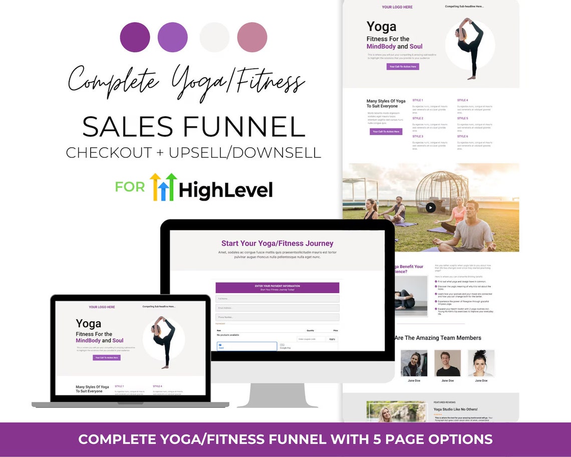 Gohighlevel Ultimate Template Bundle | High Level Website Templates ...