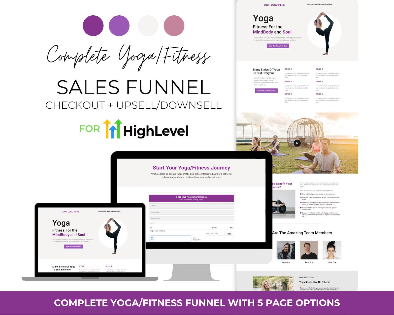 Gohighlevel Ultimate Template Bundle | High Level Website Templates ...