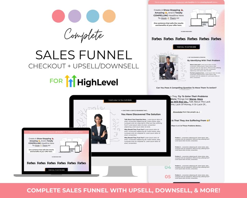 Gohighlevel Ultimate Template Bundle High Level Website Templates ...